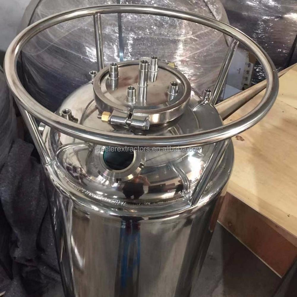 Single Jacketed Stainless Steel 304 14" X 60" Solvent Tank with Cooling ...