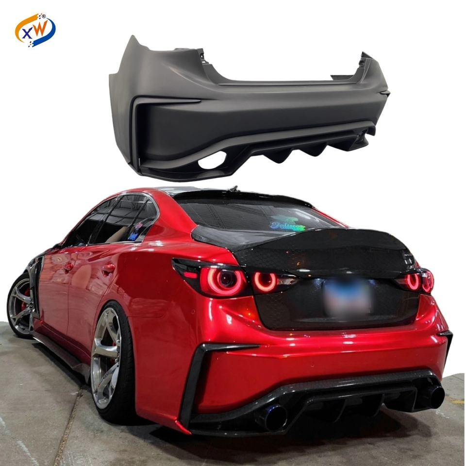 Infiniti Q50 Upgraded Rear Bumper - Replace Peak Body Kit