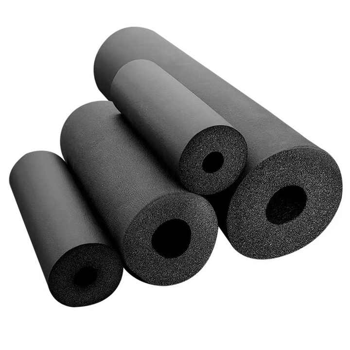 Nitrile Insulated Rubber Foam Pipe Class 1 Pvc Copper Hvac air Conditioning Pipe Insulation Nbr ...