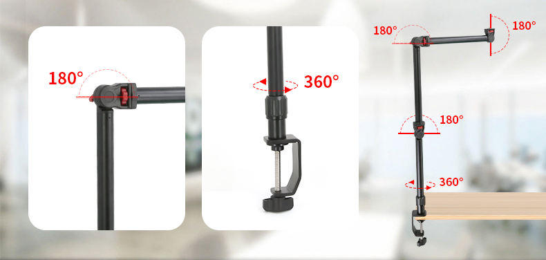 Factory Overhead Camera Bracket C-Clamp Desktop Projector Bracket Field ...