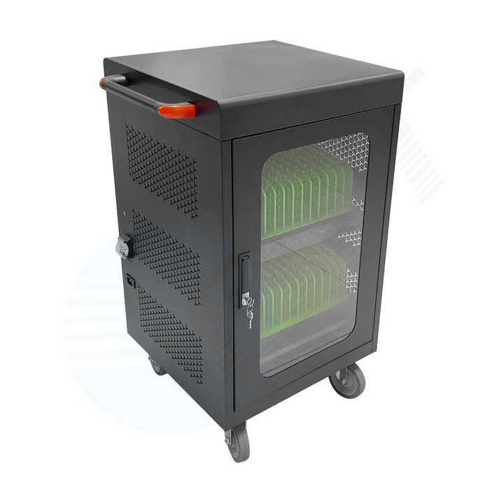 30 Device Charging Cart - Efficient Laptop & Tablet Storage