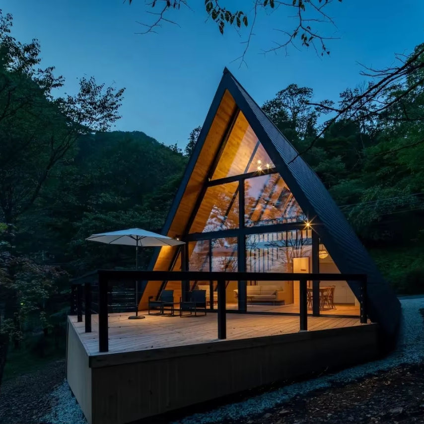 Modular Portable House - Triangular Steel Frame Full Home