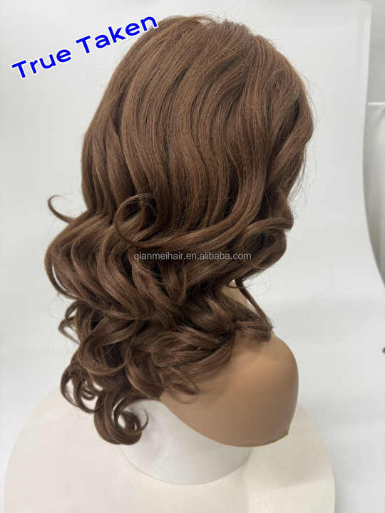 100% Japanese Kanekalon Futura Fiber Fibre Spft Synthetic 9*5inch Lace ...