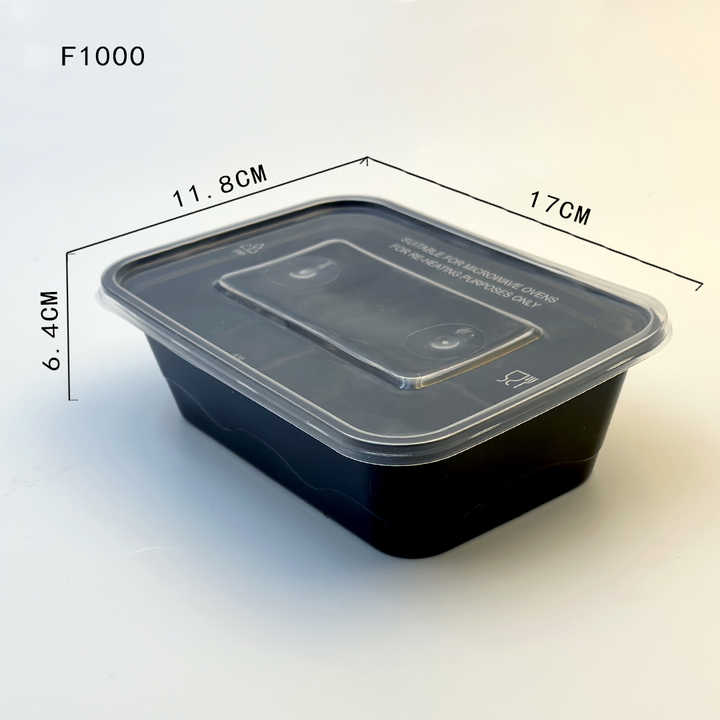 Free Samples High Quality 500ml 1000ml Lunch Box Recyclable Injection ...