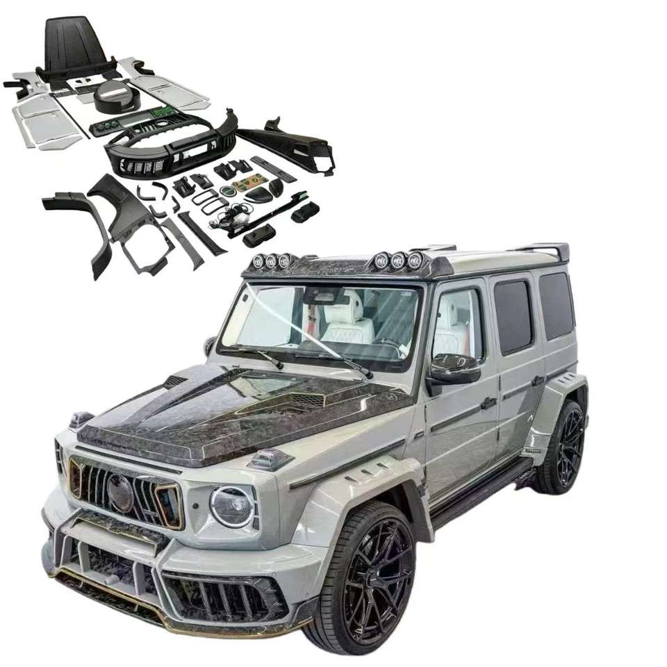 MSY Style Forged Dry Carbon Fiber Body Kit for Mercedes Benz G Class ...