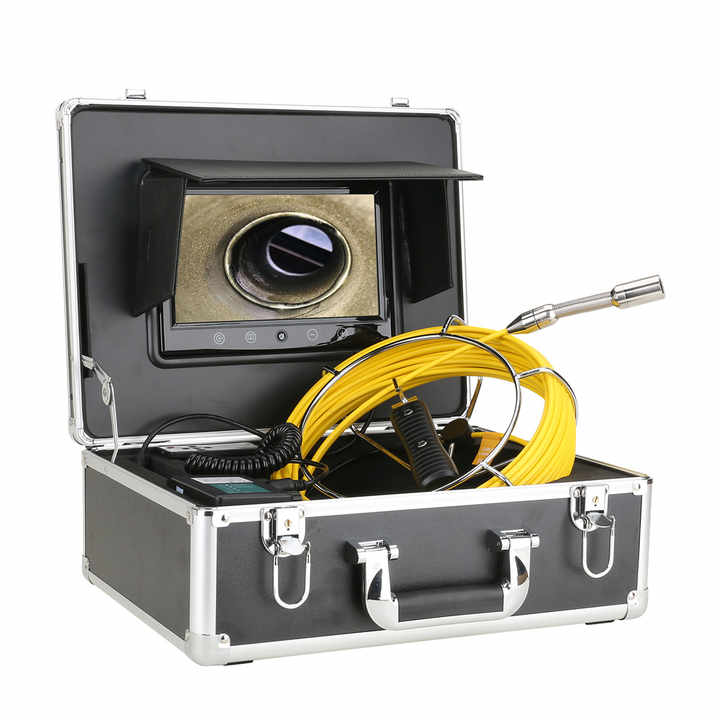 9" Monitor 20M-50M Ip68 Drain Sewer Industrial Endoscope System HD ...