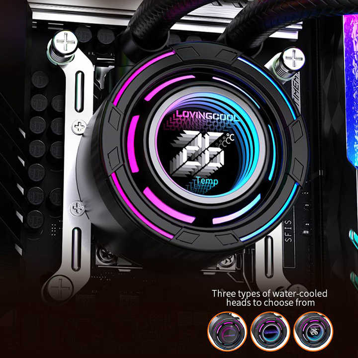 Lovingcool 360mm ARGB AIO CPU Water Cooler for AM5/LGA 2011
