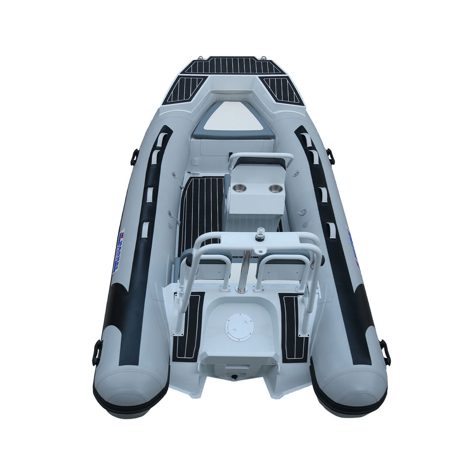 Haote Rib390 Rigid Inflatable Boat Fishing Sport Yacht Double Deep V ...