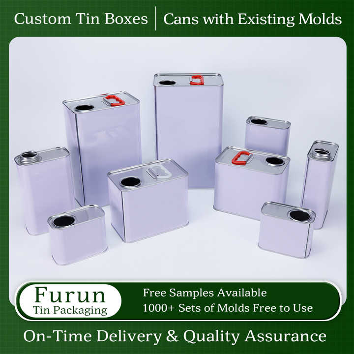 Customizable Food-Grade 80-500g Metal Cans Square Empty Tin Air Valve ...