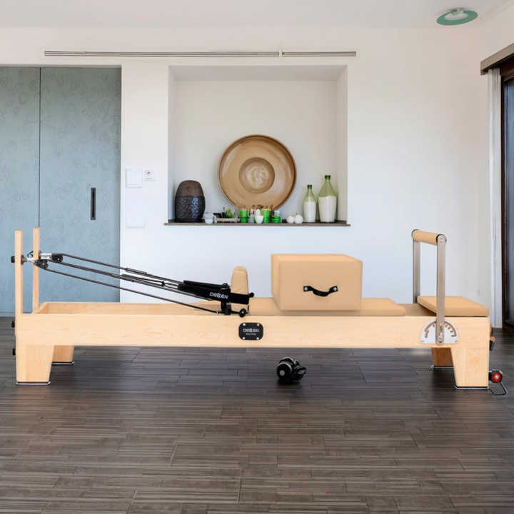 High Quality Pilates Reformer Bed Low Price Maple Wood Folding Pilates ...