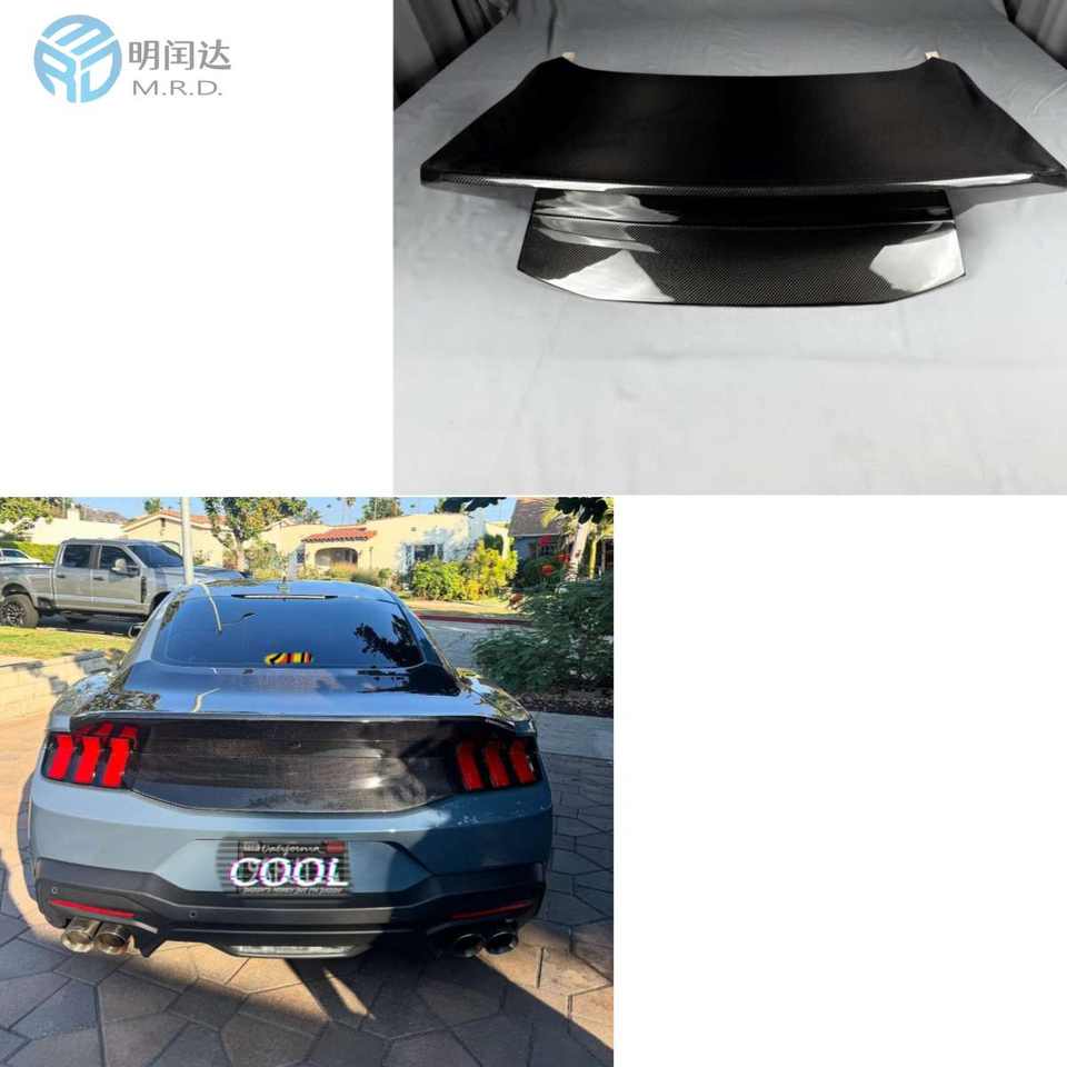 MRD Carbon Fiber CSL Style Trunk Lid for Ford Mustang 2024+ Real Carbon ...