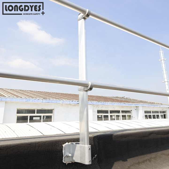 ISO Standard Aluminum Parapet Guardrail - Safe & Durable