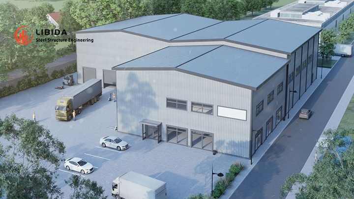 Prefab Engineering High Rise Shopping Mall Steel Structure Commercial ...