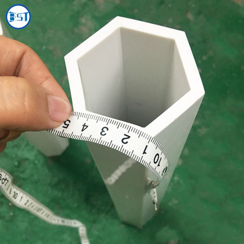 Extrusion High Quality Six Sides Plastic Hexagon Tubes