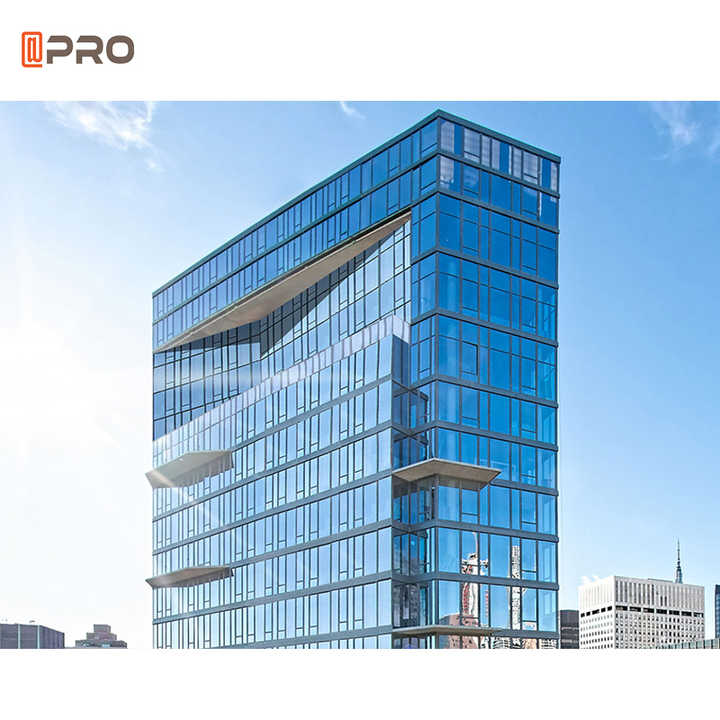 Reflective Glass Facade - Modern Commercial Building Design