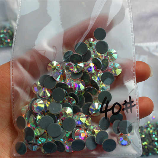 Factory Wholesale Good Quality SS3-SS40 Flat Back Hotfix Rhinestones ...