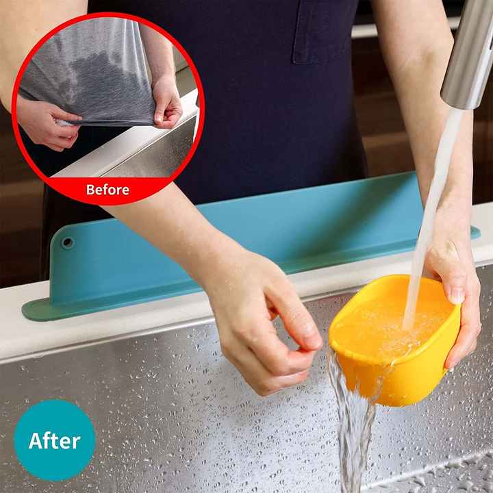 Silicone Sink Water Splash Guard - Durable & Waterproof