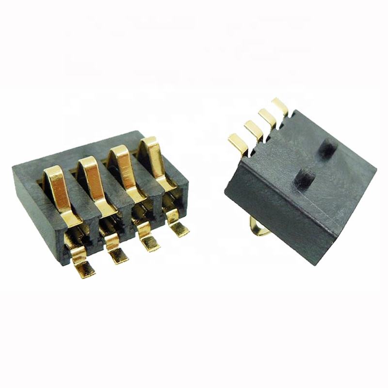 4-Pin SMD Battery Connector - Nylon Housing, Brass Contacts, 2A Rated ...