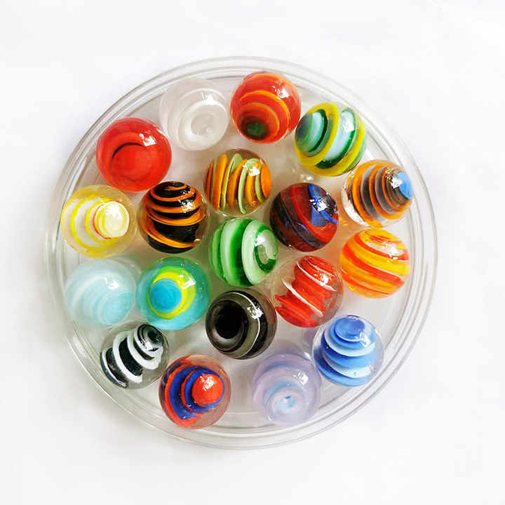 Colorful Lampworked Glass Ball Marble For Table Decor & Gifts