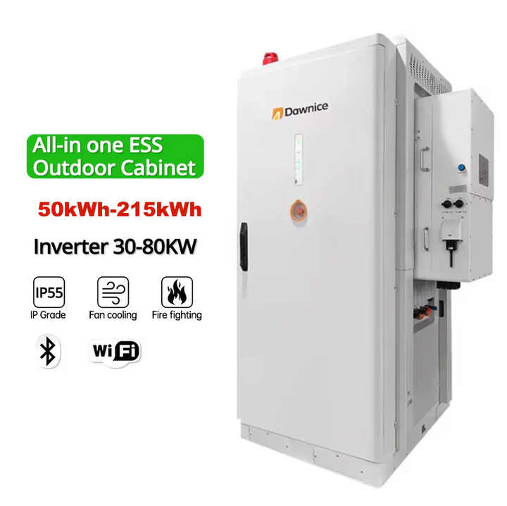 All in One Commercial and Industrial 100kWh 200kWh IP54 Outdoor Battery ...