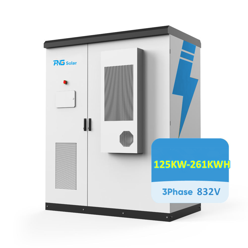 125KW 261KWH LiFePO4 Liquid Cooling Hybrid On/Off Grid Solar Battery ...