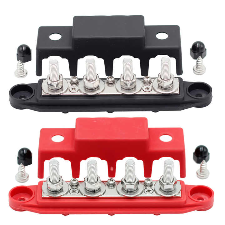 12V 250A Power Distribution Block 4 Posts Junction Block Marine Bus Bar| Alibaba.com