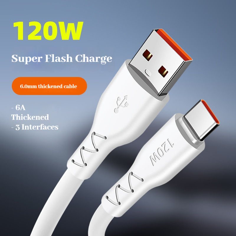 New Python Line 120W Super Fast Charge Macaron Lengthened and Thick ...