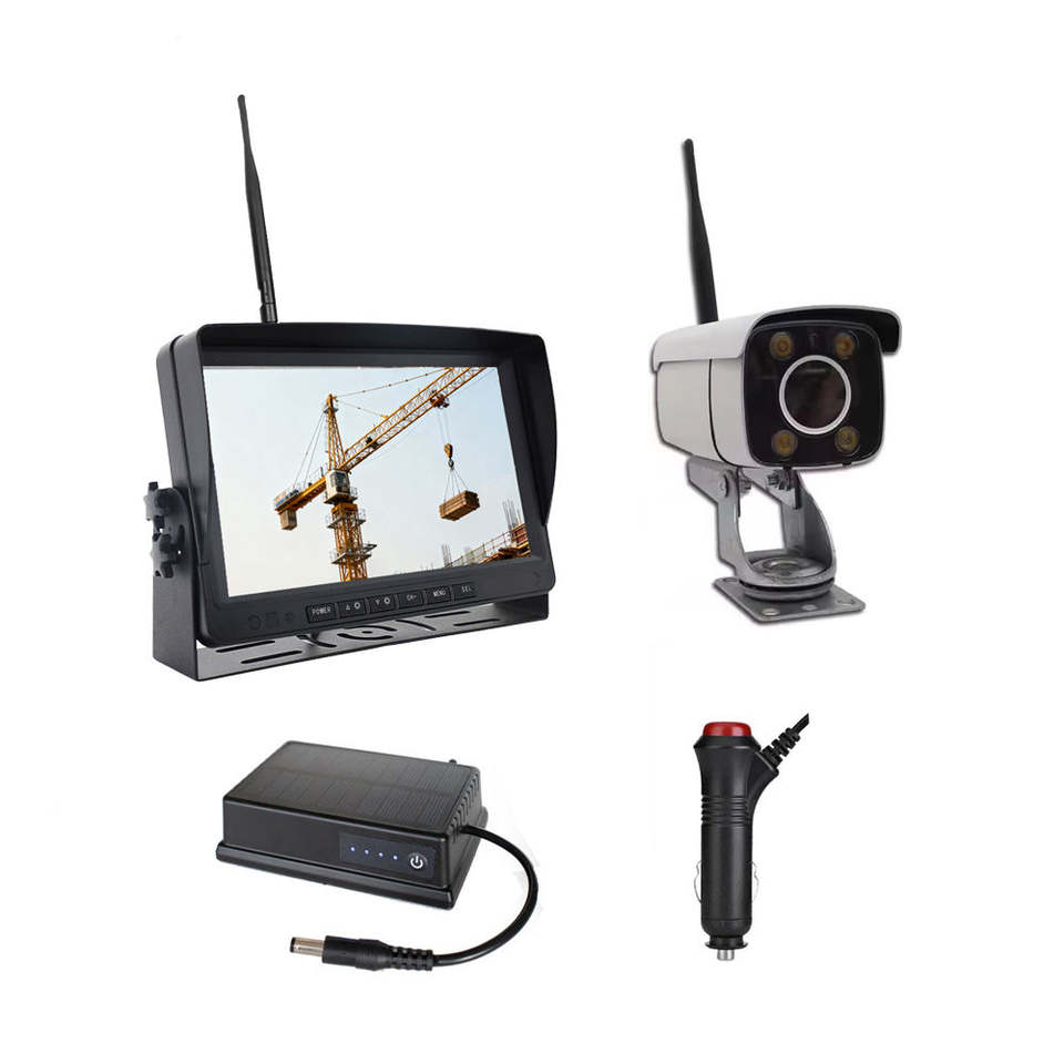Industrial 30x Optical Zoom Wireless Crane Camera 7 Inch Monitor Long ...
