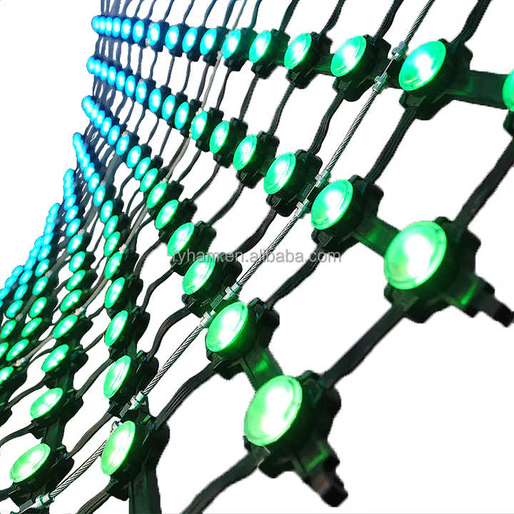 P50 Mesh Screen For Bridge Large Flexible Leds Screen Led Curtain Wall ...