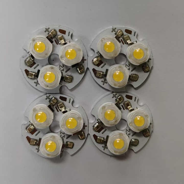 3W LED Lamp Bead 23mm 28mm Board Small Cup Lamp Board for Ceiling Light ...