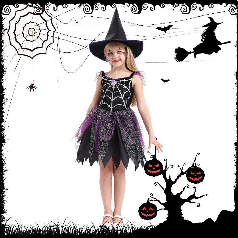 Cobweb Witch Costume manufacturer, company | Yiwu Shengpai Costume Co ...