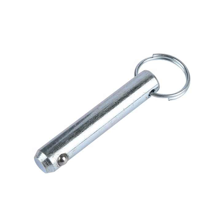 Pin Shaft Loaded Plunger Push Button Handle Spring Loaded Ball Locking Pin Stainless Steel Quick ...