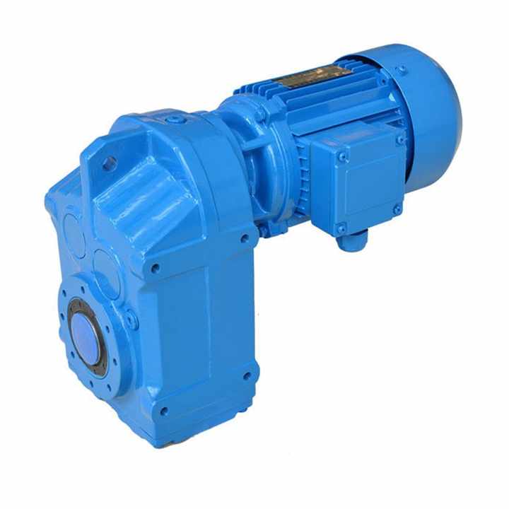 Right Angle F47 Reducer Motor Foot Mounted Solid Shaft Output Gear ...