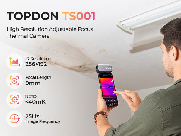 TOPDON Thermal Camera Smartphone Use TS001 Thermography Infrared ...