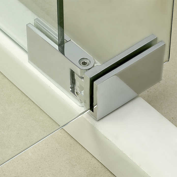 Shower Booth with Sliding/frameless Shower Door Hardware