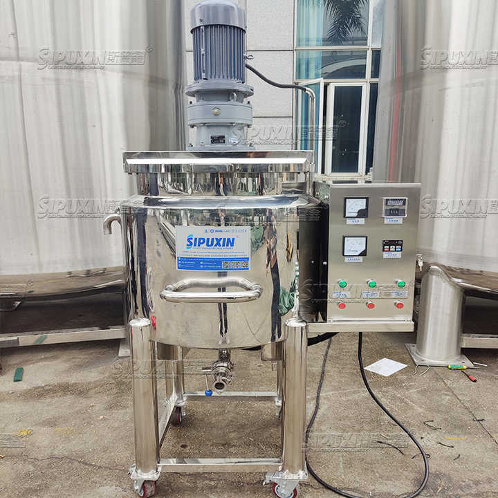 240L Heating Homogenizing Mixer Liquid Mixing Machine Liquid Detergent ...