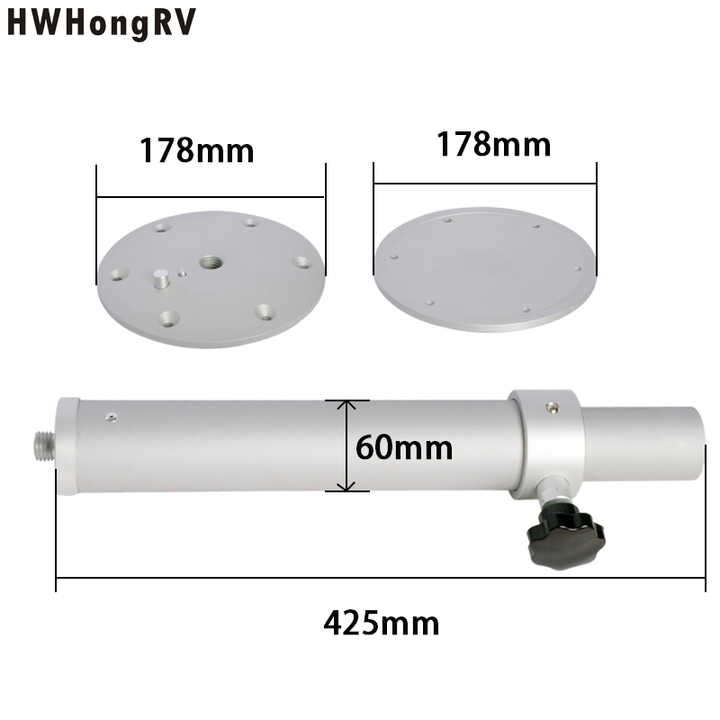 Hwhongrv Aluminum Telescopic Height Adjustable Table Leg