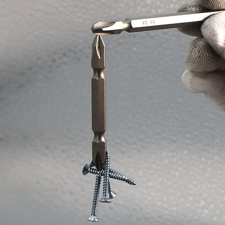 Precision Double End Screwdriver Bit 65mm Sandblasted Durable S2 Steel ...