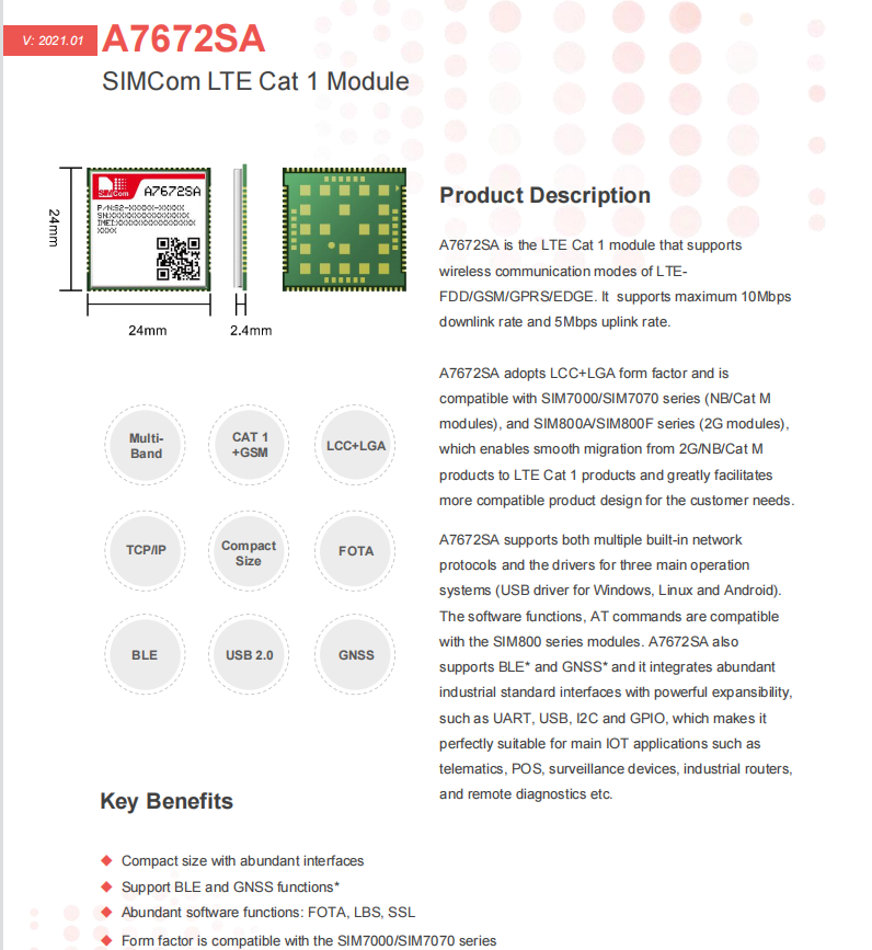 Kit Evolution A7670SA (KIT A7670E TE+SIMCOM EVB) Products from Simcom ...