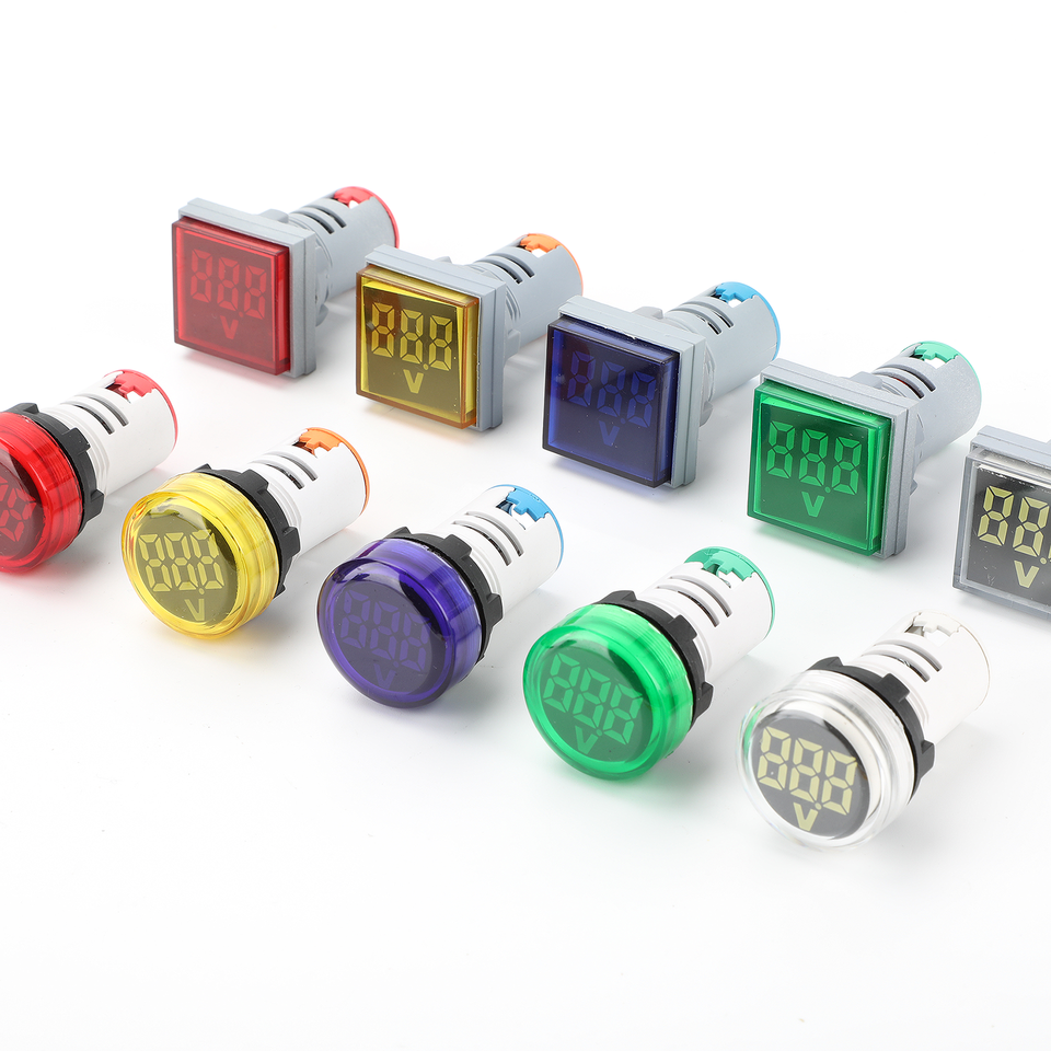 ED16-22VD Voltage Meter Display LED Indicator Lamp Lights 220V