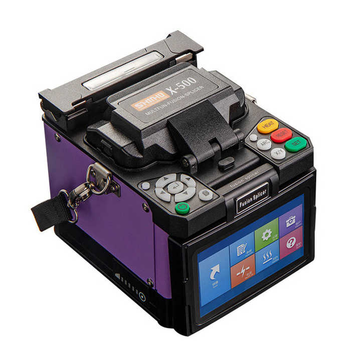 FTTH Handheld WolonFiber X-500 Fiber Optic Equipment Fusion Splicer ...