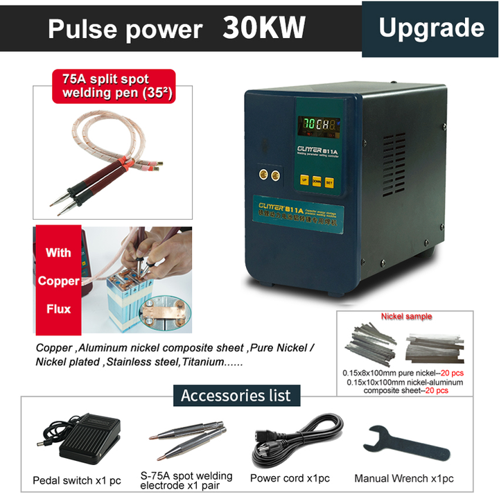 Welder Glitter 811A High Power Copper Welding Machine Copper & Aluminum ...