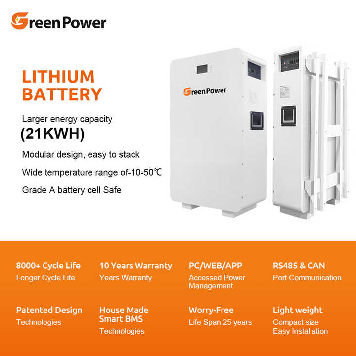 Powerwall Lifepo4 Solar Lithium Ion Battery 10Kva 10Kw 10Kwh 15Kw 20Kw 48V 200Ah 300Ah Home ...