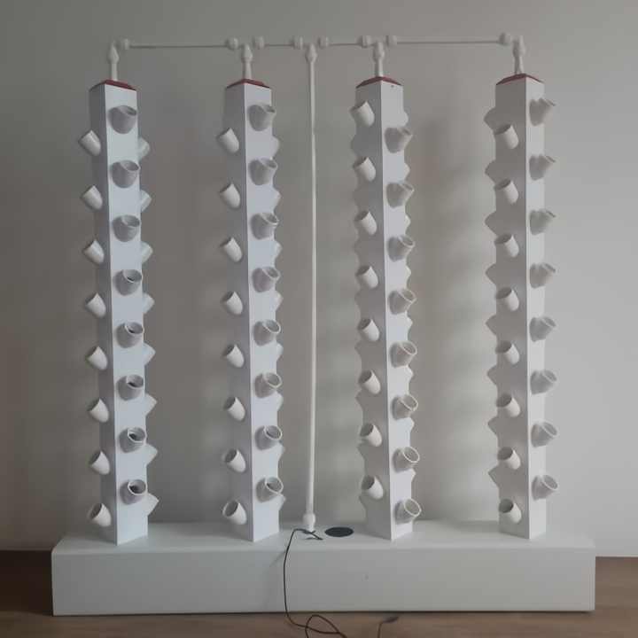 Hydroponic Growing Column - Customizable 48/64/80/112 Hole Aeroponic ...