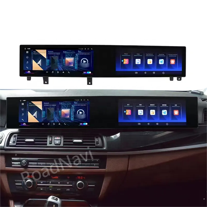 21'' RoadNavi Dual Screen Android Radio for BMW 5 Series F10 F11 CIC ...