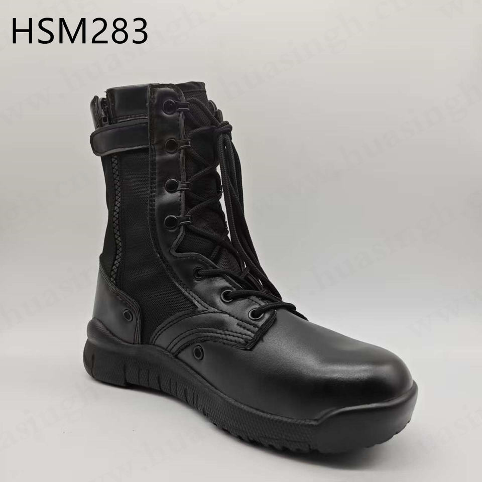 LXG,Multi-Scene PU Outsole with Stitching Black Marching Boots Cheap ...