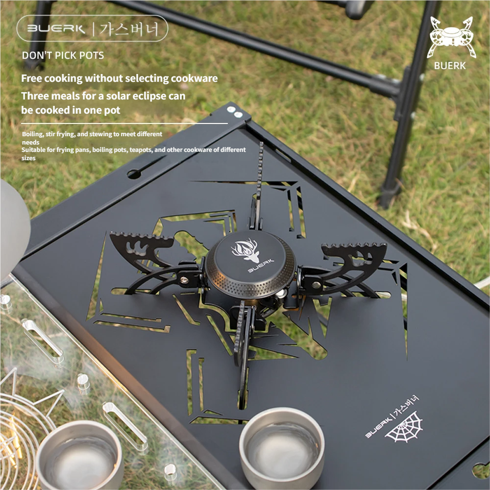 Stainless Steel Manual Emergency Survival Gas Stove with Ignition ...