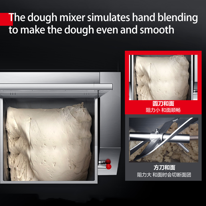 Wholesale High Quality Commercial Dough Mixer Professional Automatic ...