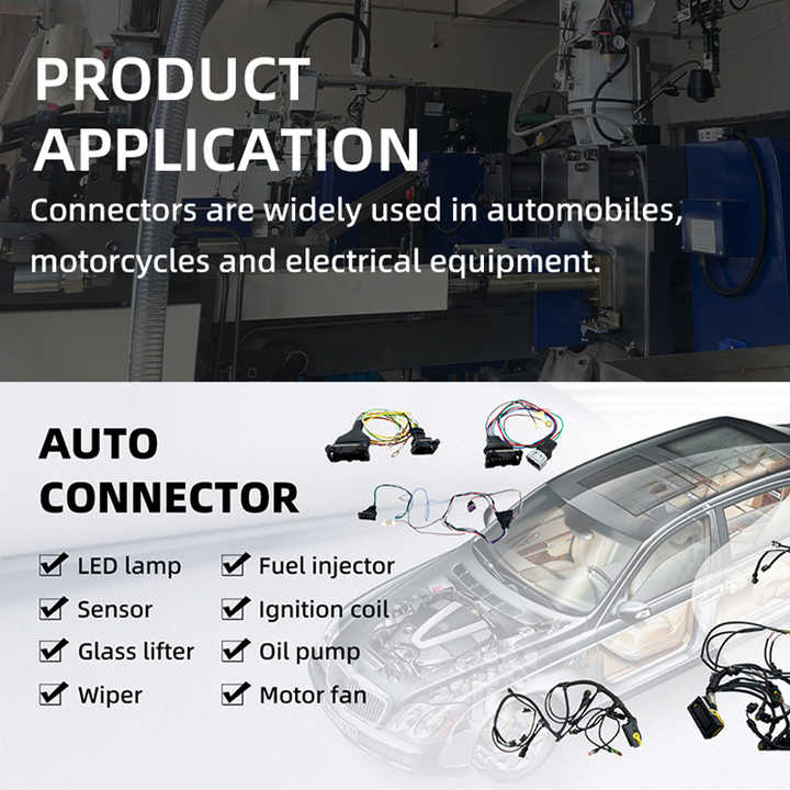 Tyco 4 Pin Male Automotive Wire Harness Connector 929505-1 Auto Cable ...