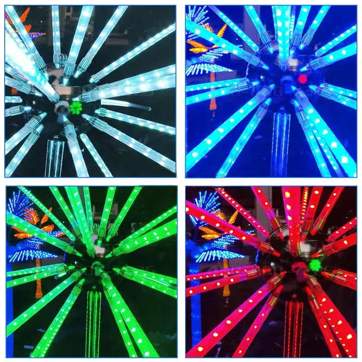 Wholesale Outdoor Wedding Props - Smart Sparkler Pole LED Firework Lights